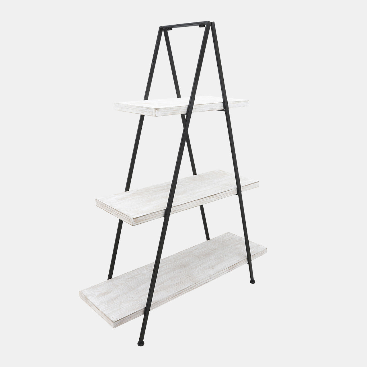Metal/Wood Pyramid Shelf – Nahla Madison Home